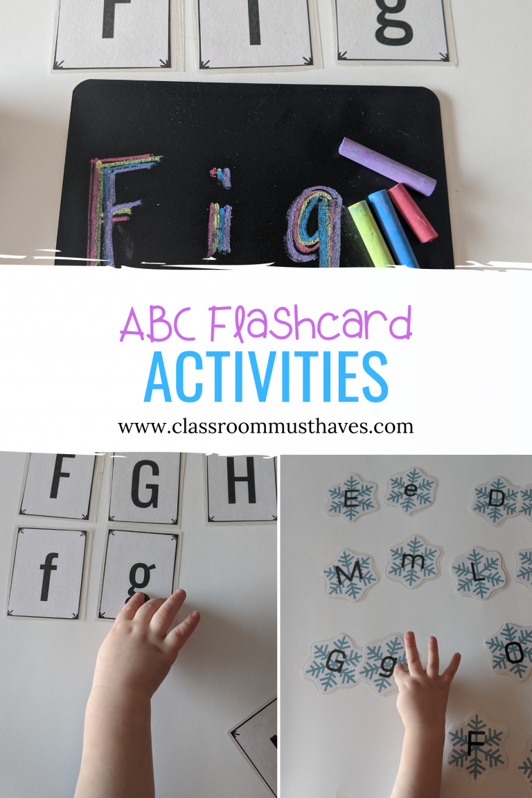 Alphabet Flashcard Activities - Classroom Must Haves