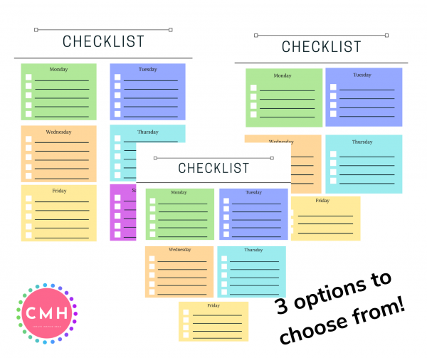 Homeschool Daily Checklist - Classroom Must Haves
